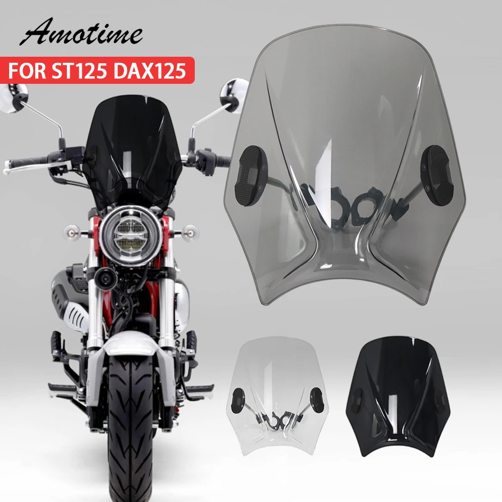 For-DAX125-ST125-Accessories-Motorcycle-Adjustable-Wind-Screen ...