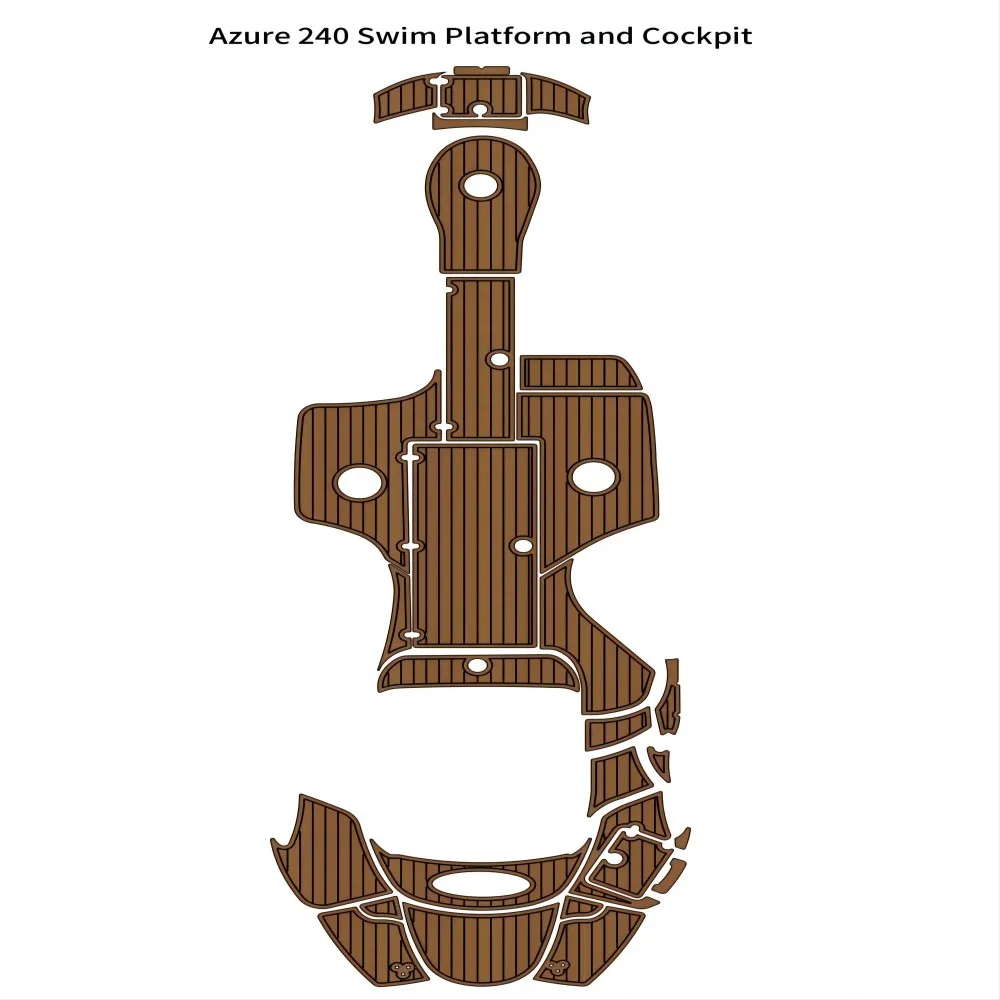 Azure-240-Swim-Platform-Cockpit-Pad-Boat-EVA-Foam-Teak-Deck-Floor-Mat ...