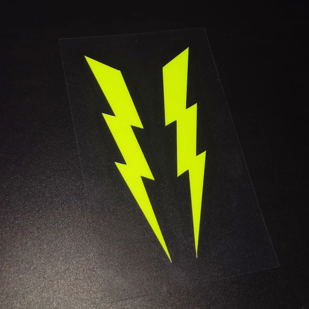 A-Pair-of-Motorcycle-Stickers-Lightning-Car-Body-Reflective-Waterproof ...