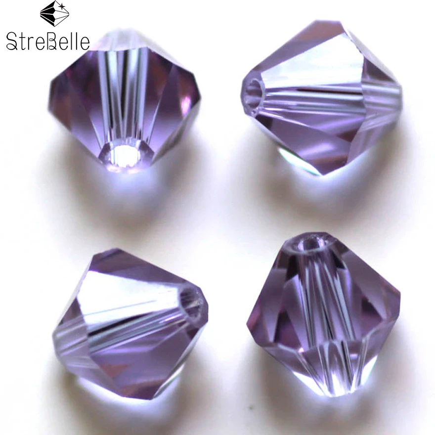 StreBelle Fashion Jewelry Accessories 8mm 5301 Bicone Shape Beads ...