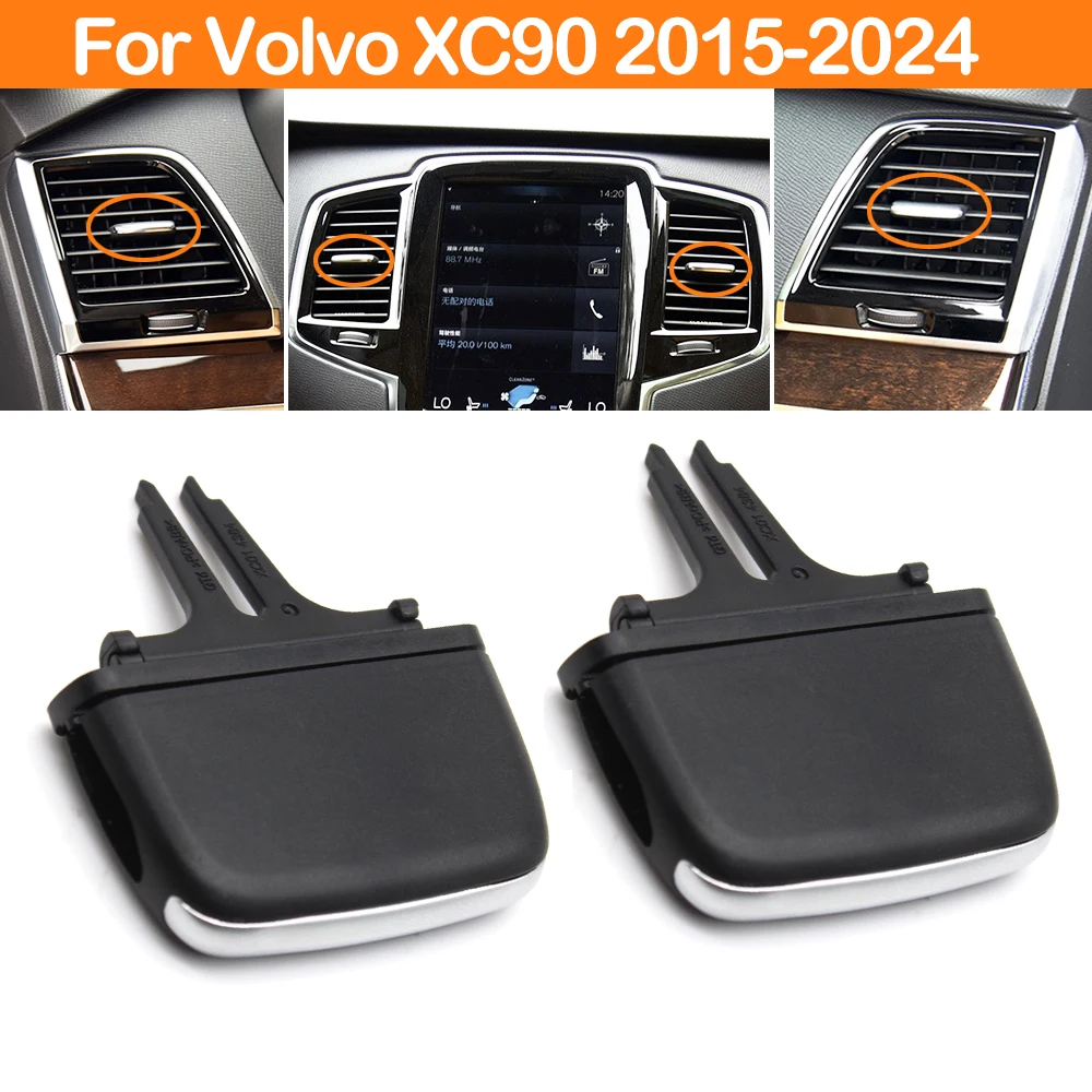 Car-Front-Rear-Air-Conditioner-AC-Vent-Grill-Outlet-Slider-Knob-Tab ...