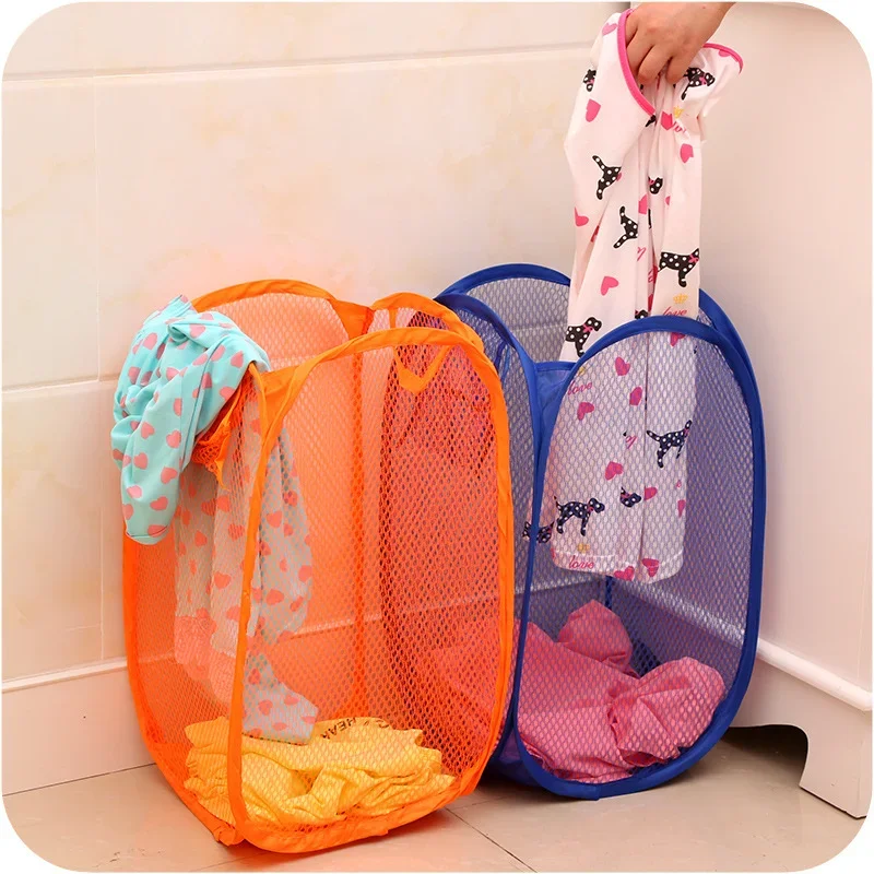 Folding-Laundry-Basket-Hamper-Cartoon-Pop-Up-Open-Mesh-Laundry-Dirty ...
