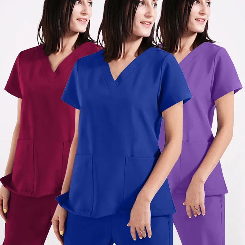 Hospital-Workwear-Clothes-Medical-Uniforms-Women-Scrubs-Sets-Nurses ...