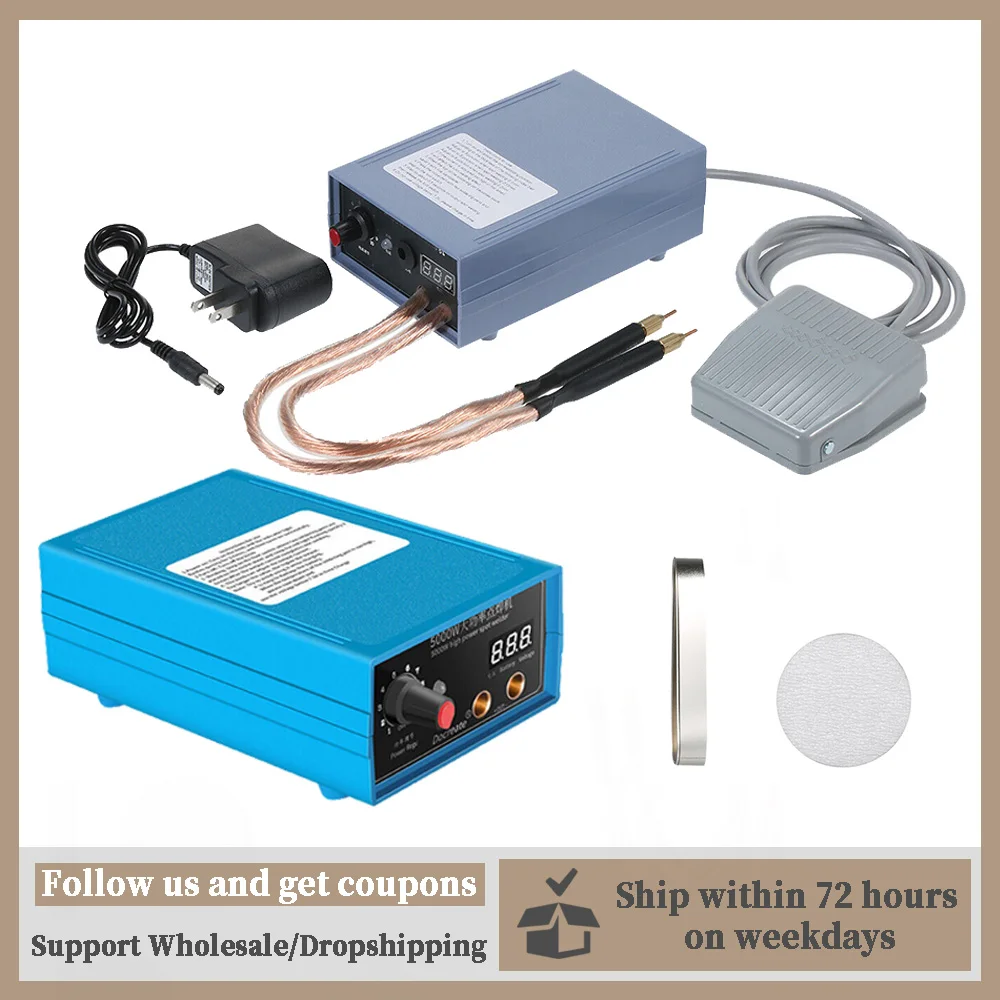 5000W-Mini-Spot-Welder-Machine-DIY-Kit-18650-Battery-Pack-Welding-Tools ...