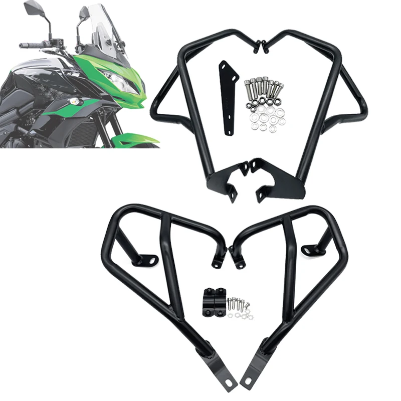 Fit For Kawasaki Versys 650 Kle 650 2015-2021 Motorcycle Upper & Lower ...