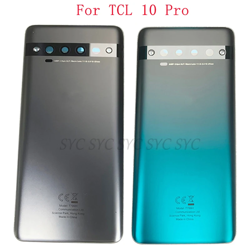 Original-Battery-Cover-Rear-Door-Housing-For-TCL-10-Pro-T799-Back-Cover ...