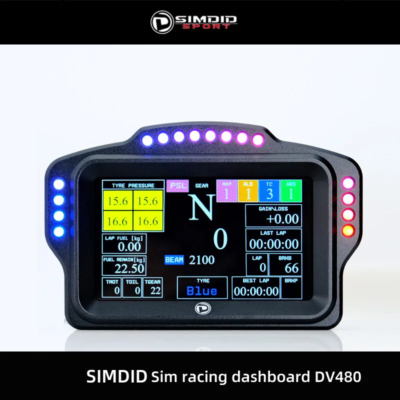 SIMDID-5-TFT-Simracing-Dashboard-Screen-Display-For-Fanatec-SIMAGIC ...