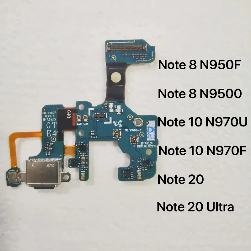 USB Charging Port Board Flex Cable Connector For Samsung Note 8 9 10 ...