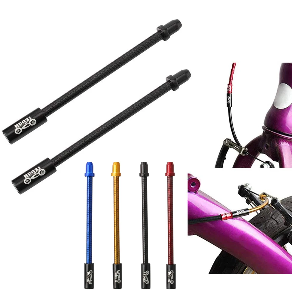 Adjustable-Spring-V-Brake-Noodle-Cable-Guide-Pipe-Bike-Extension-Cable ...