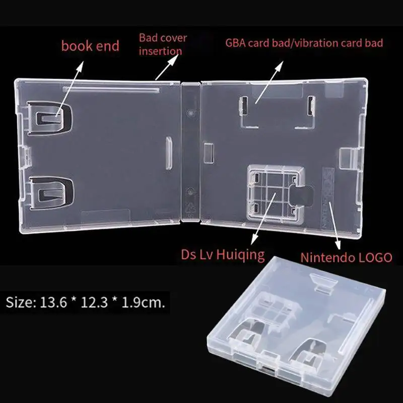 Clear-White-Replacement-Game-Card-Cartridge-Protective-Box-Case-for-NDS ...