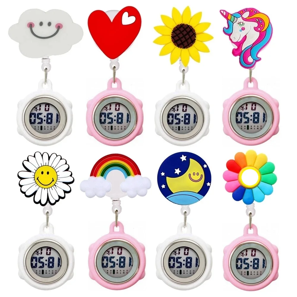 Cartoon Sunflowers Rainbow Heart Unicorn Nurse Doctor Digital ...