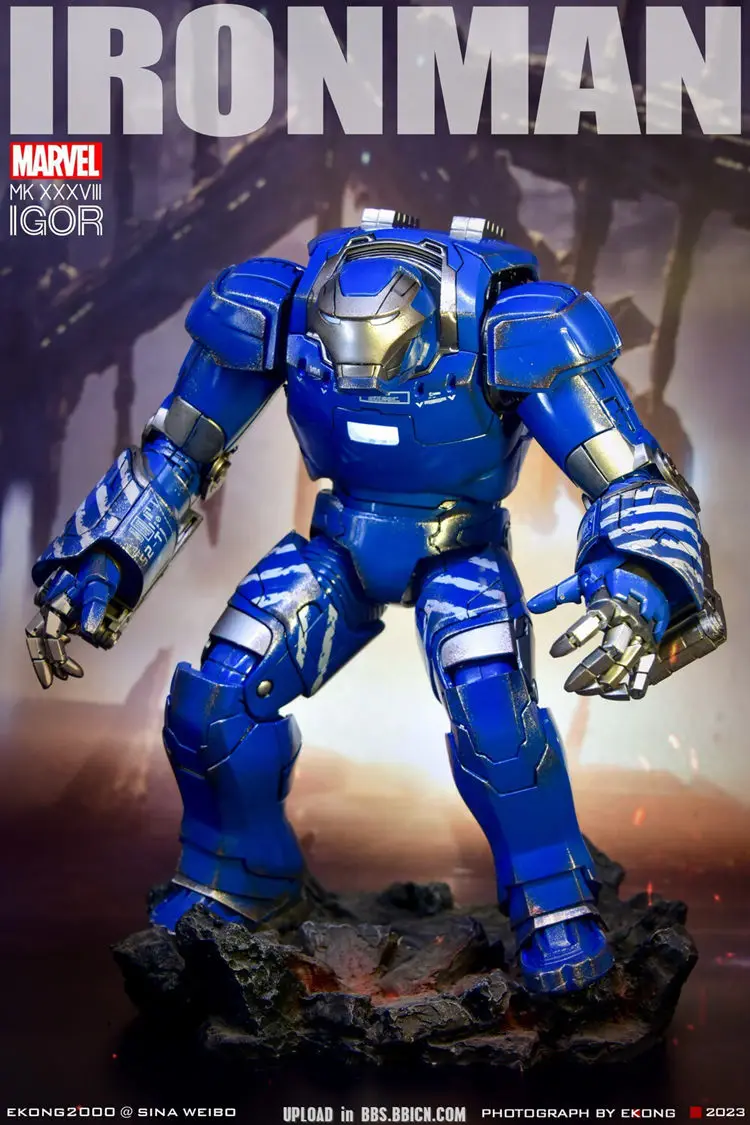 1-12-Comicave-75-alloy-Iron-Man-Igor-Mk38-Mk21-Mk25-Mk33-Luminous ...
