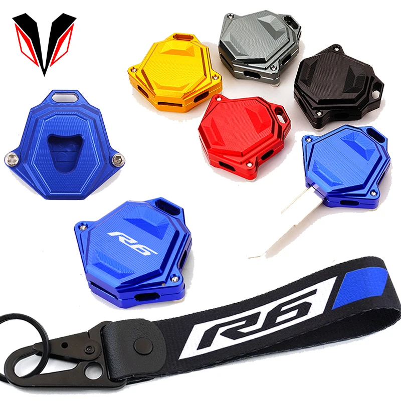 For-YAMAHA-R6-YZFR6-YZR-R6-Motorcycle-CNC-Aluminum-Keycase-Key-Cover ...
