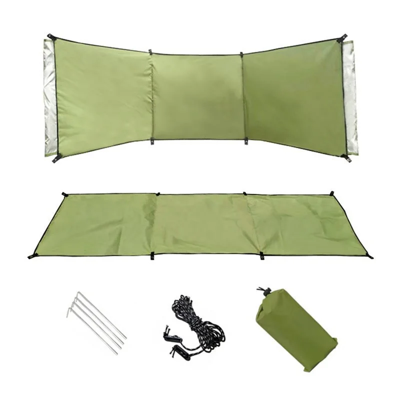 Outdoor-210D-Oxford-Cloth-Camping-Windscreen-Portable-Foldable ...