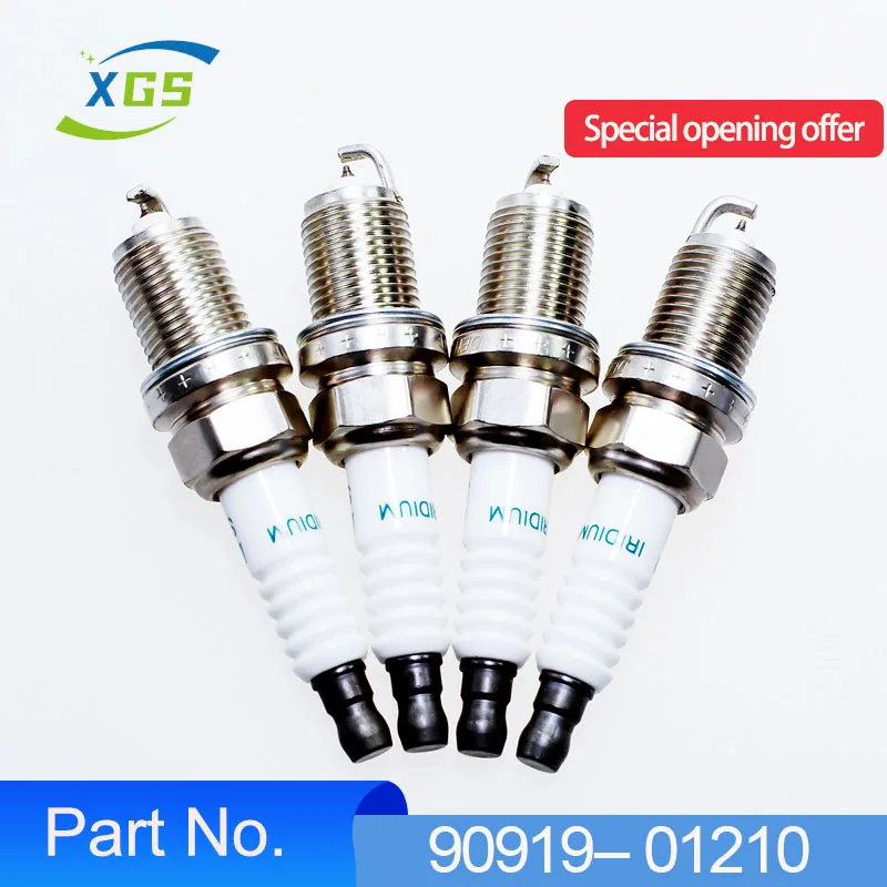 4pcs/lot 90919 01210 SK20R11 Iridium Spark Plug Fits Toyota Scion Camry ...
