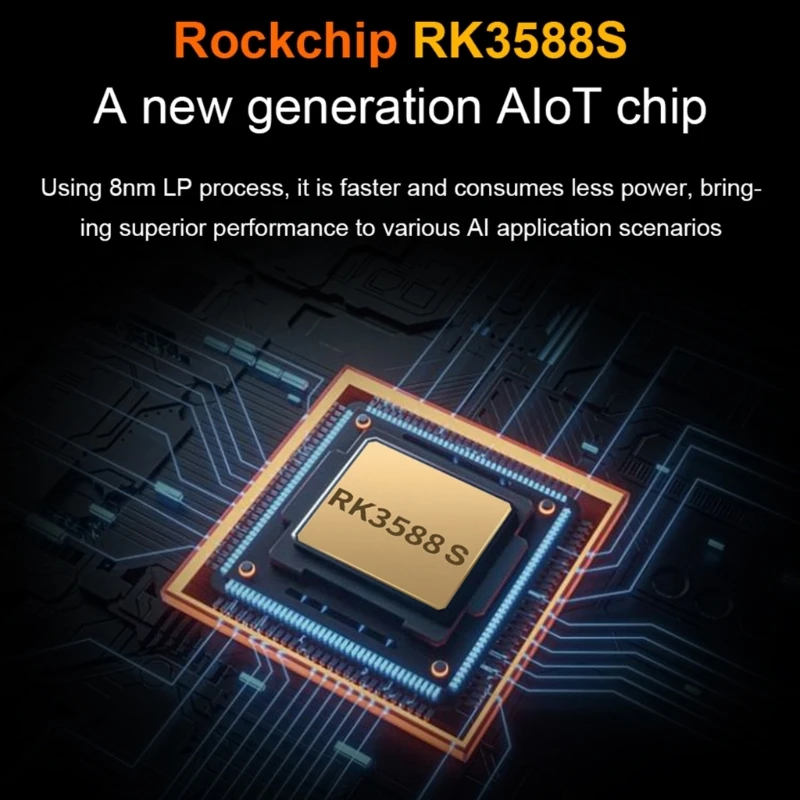 OrangePi 5 RK3588S PCIE Module External WiFi+BT SSD Single Development ...