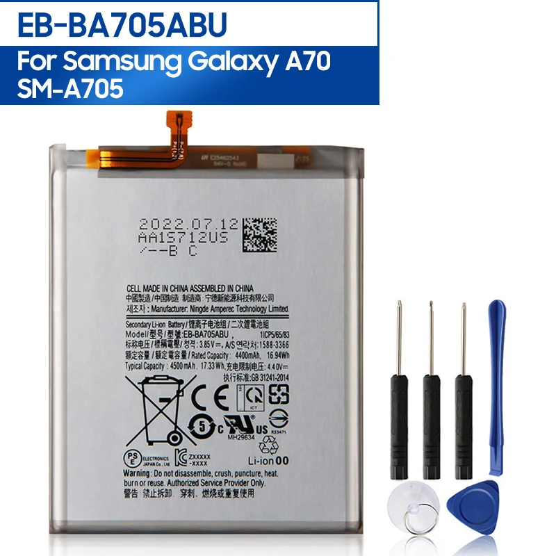 Replacement Battery Eb-ba705abu For Samsung Galaxy A70 A705 Sm-a705 ...