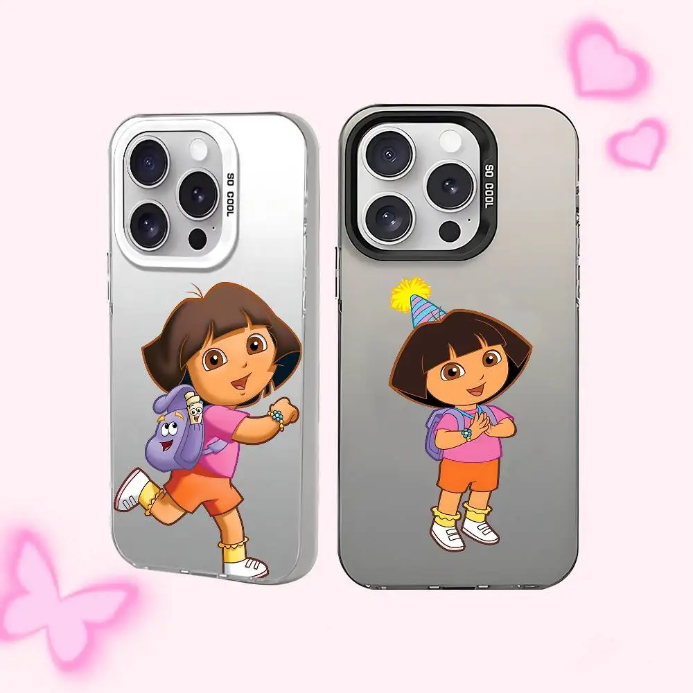 Cartoon D-Dora The E-Explorer Phone Case For IPhone 17 16 15 14 13 12 ...