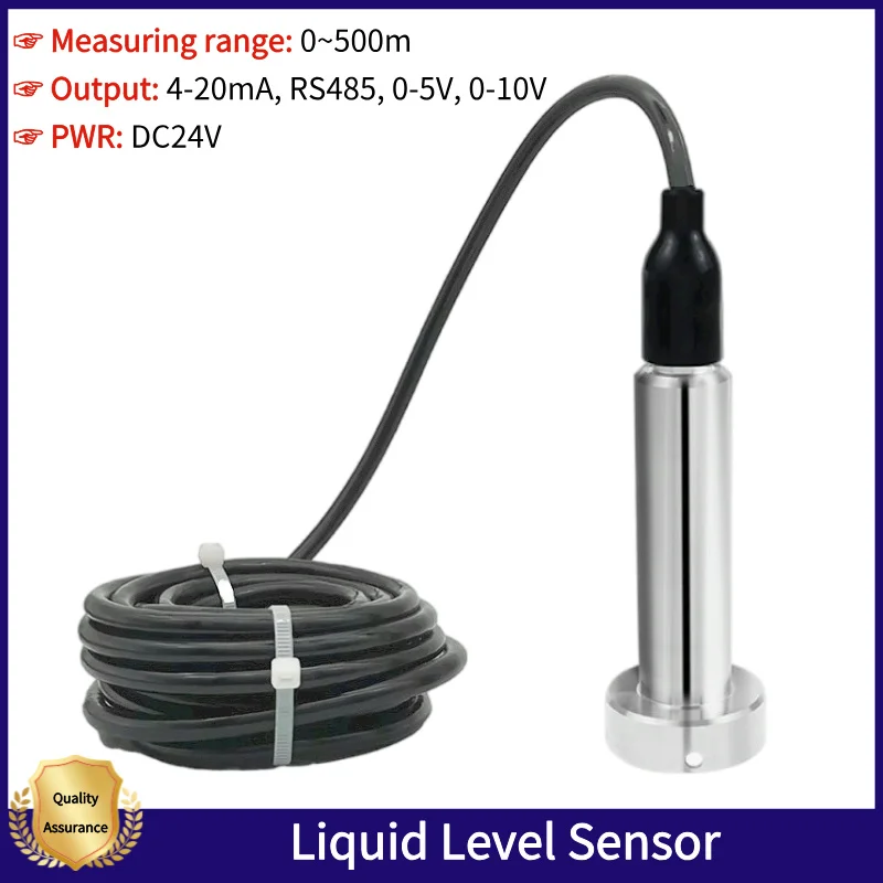 4-20ma-water-level-pressure-sensor-probe-0-10v-0-5v-RS485-Anti-clogging ...