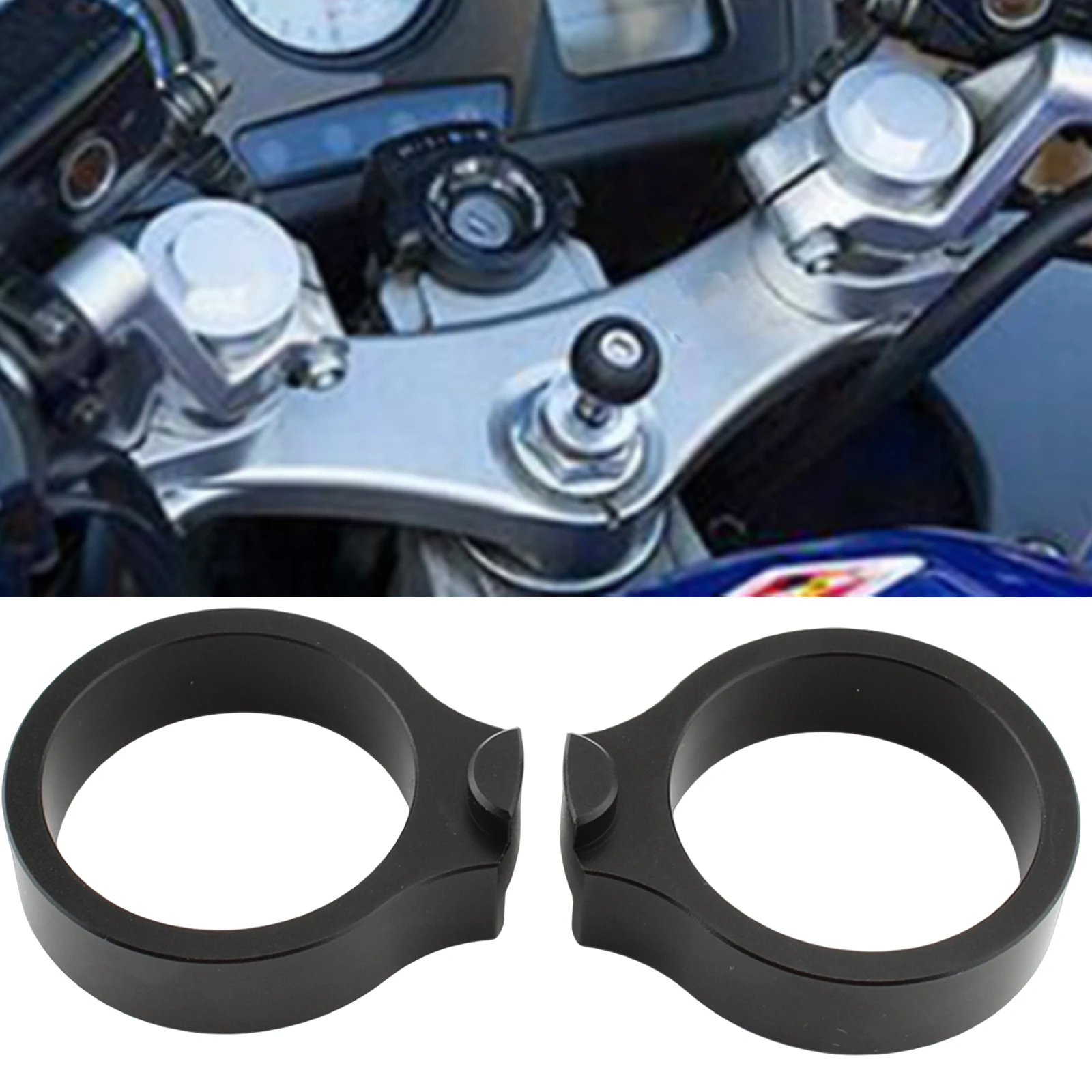 For-HONDA-CBR1100XX-Super-Blackbird-CBR600F-VFR800-43mm-Fork-Bikes ...