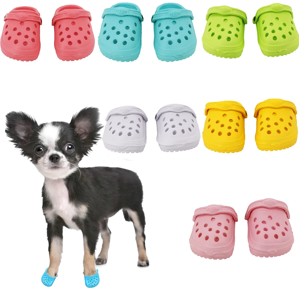 Zapatos-antideslizantes-para-mascotas-sandalias-de-malla-para-perros-y ...