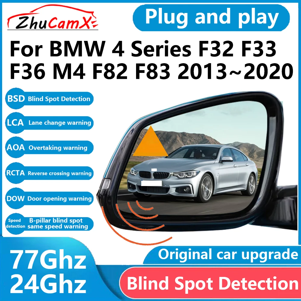 for BMW 4 Series F32 F33 F36 M4 F82 F83 2013~2020 BSD Blind Spot ...