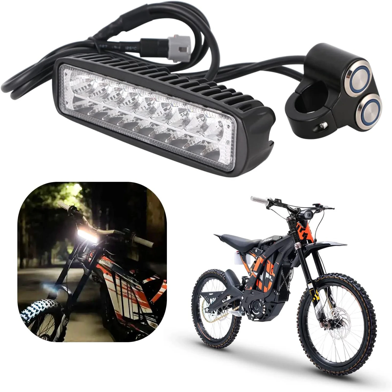 Surron-Led-Headlight-Plug-and-Play-Motorcycle-Lengthen-Headlight-Kit ...