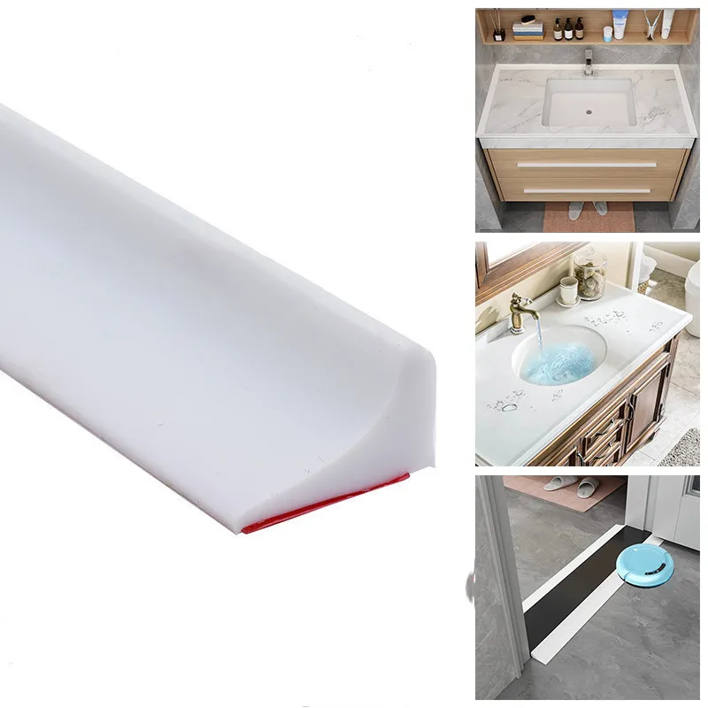 Self-Adhesive Bathroom Water Retaining Strip Kitchen Countertop ...
