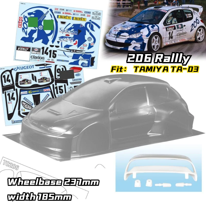 High-quality-1-10-206-Rally-RC-PC-body-shell-lampshade-Wheelbase-237mm-width-185mm-Transparent.png