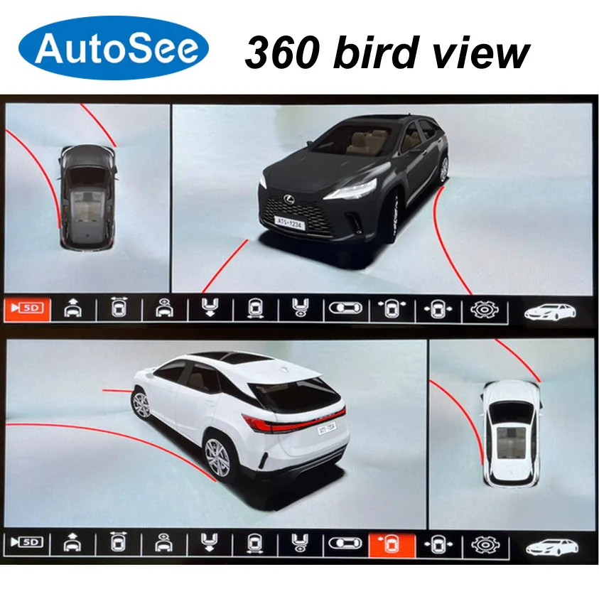 suit-original-OEM-monitor-2024-for-Lexus-RX-360-camera-3D-bird-eye ...