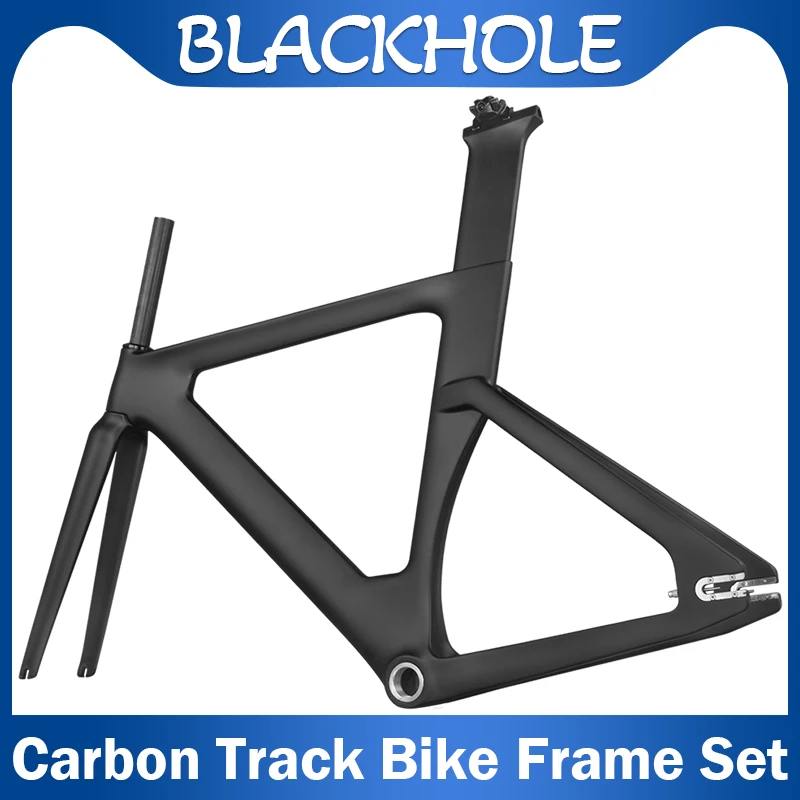 BlackHole Aero Racing Fixed Gear Full Carbon Fiber Road Bicycle Frame ...