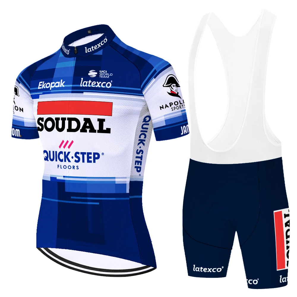 Quick Step – Maillot De Cyclisme, Ensemble De Vélo, Respirant, Avec ...