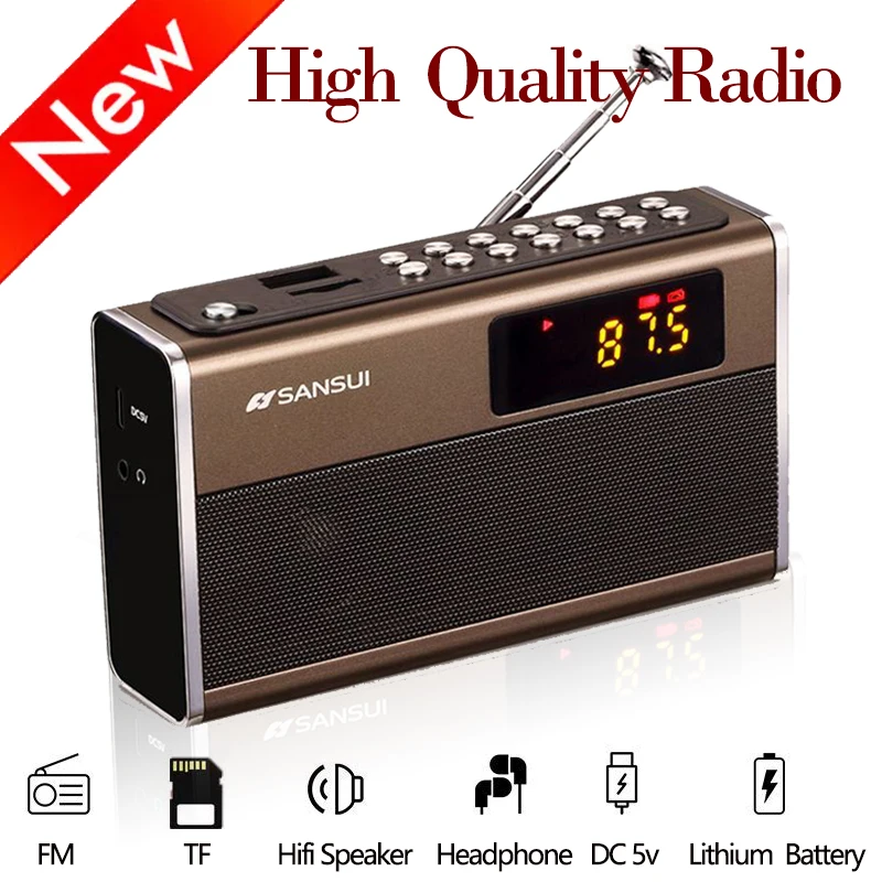 High-Quality-Retro-Mini-FM-Radio-Portable-Radio-Receiver-With-Built-in ...