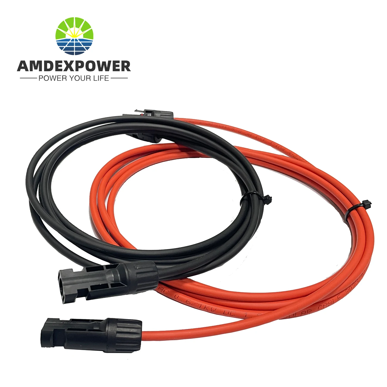 1-Pair-1M-Red-Black-Solar-Panel-PV-Extension-Cables-MC-Connector ...