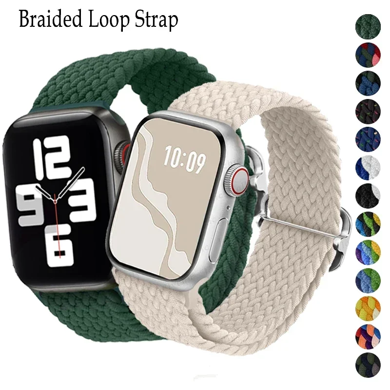 Braided-Loop-Strap-For-Apple-watch-Ultra-Band-49mm-44mm-45mm-42mm-41mm ...