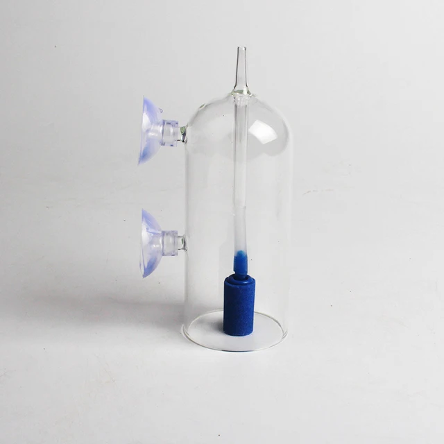 Fish tank aerator waterproof foam splash cover crystal glass oxygen ...