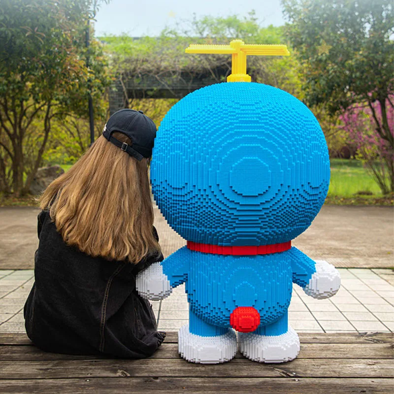 Micro-bloques-de-construcci-n-de-Doraemon-Lego-figuras-de-Anime-de-gran ...