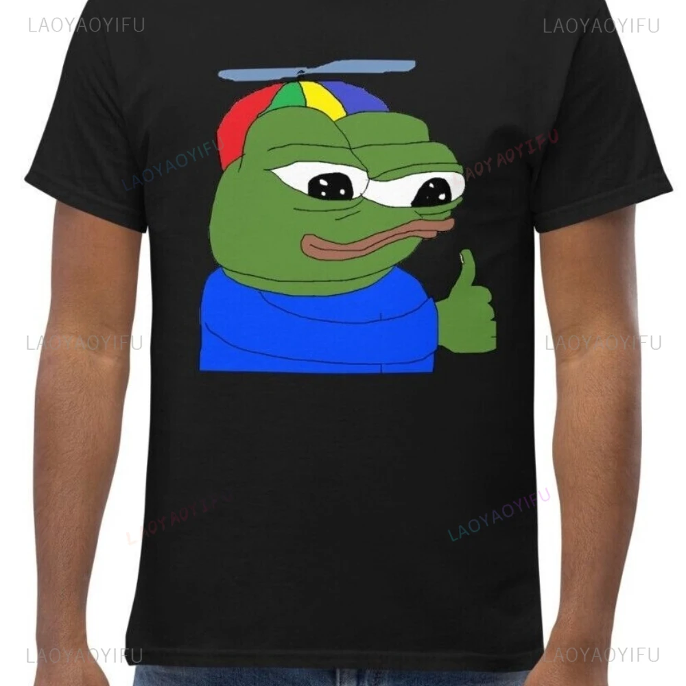 New Pepe The Frog Tops Tee Shirt Funny Pepe A Frog Wearing A Dragonfly ...