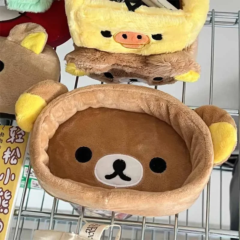Miniso-cesta-de-almacenamiento-Kawaii-Rilakkuma-dibujos-animados-de ...