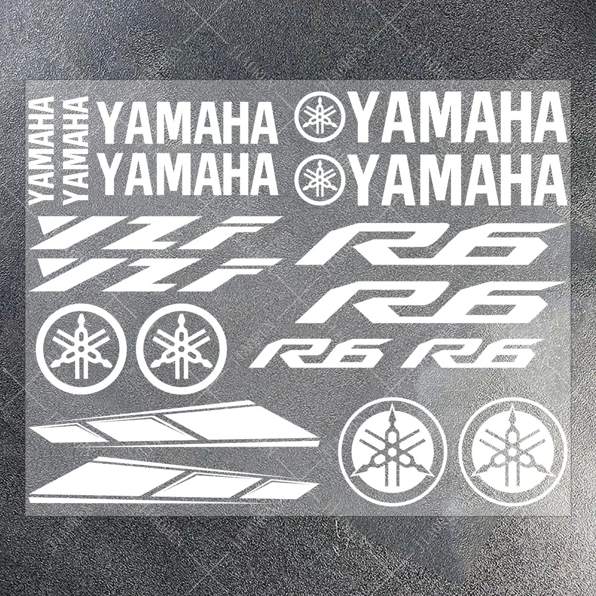 Reflective-Yamaha-R6-Sticker-Logo-Motorcycle-Tank-Yzf-R6-Decal-Vinyl ...