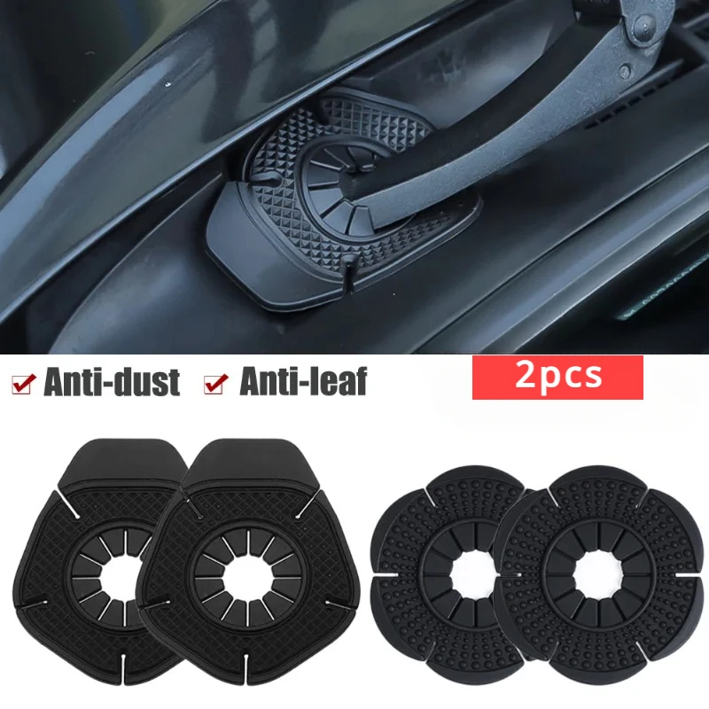2pcs Universal Car Windshield Wiper Dustproof Cover Debris Leaves ...