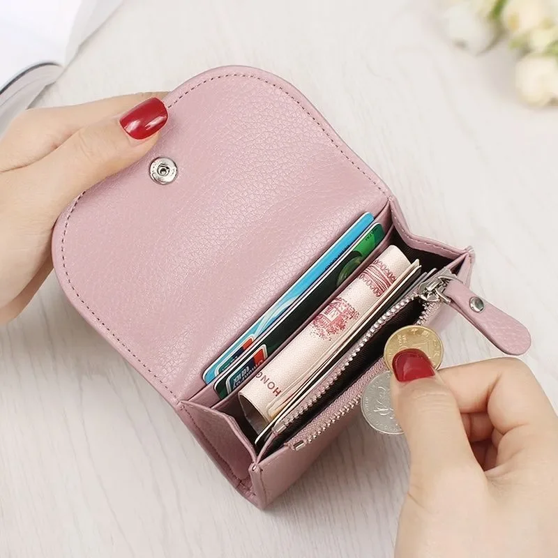 Cartera-plegable-de-cuero-PU-con-letras-personalizadas-para-mujer ...