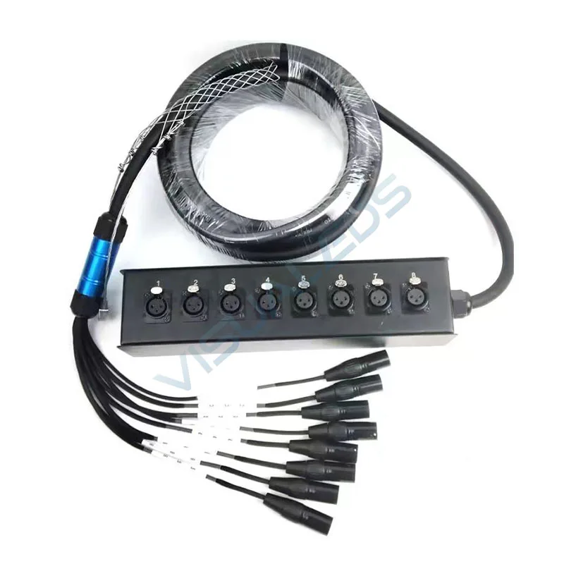 10meters-Professional-audio-8-channel-XLR-microphone-snake-cable-audio ...