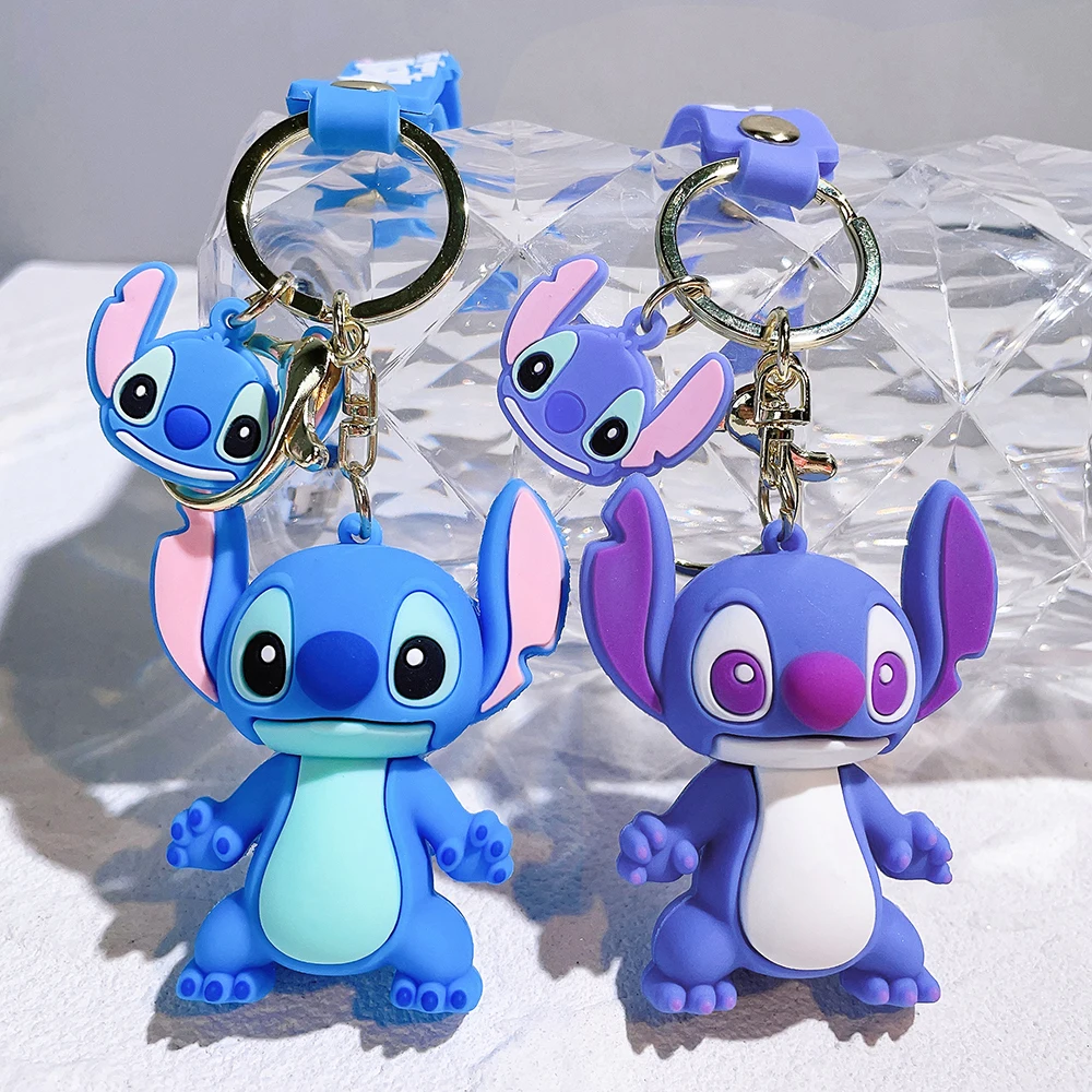 Cartoon-Lilo-Stitch-Keychain-Kawaii-Stitch-Epoxy-Doll-Keyring-Fashion ...