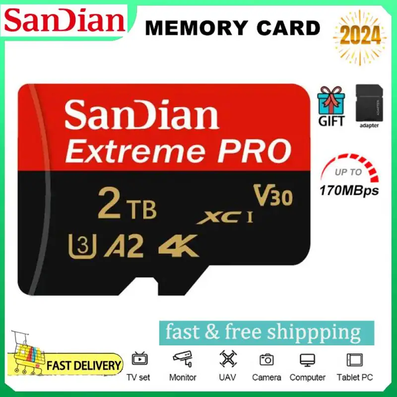 Mini-2TB-Micro-TF-SD-Memory-Card-U3-A2-1TB-512GB-256GB-Original-High ...