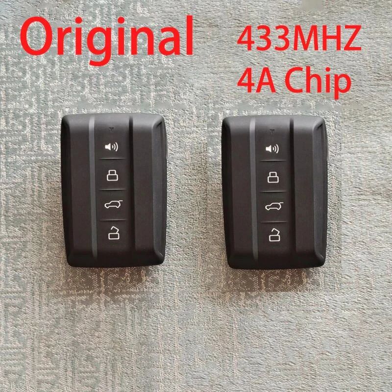 OEM 4 Buttons 433Mhz For Great Wall GWM TANK 300 Keyless Smart Remote ...
