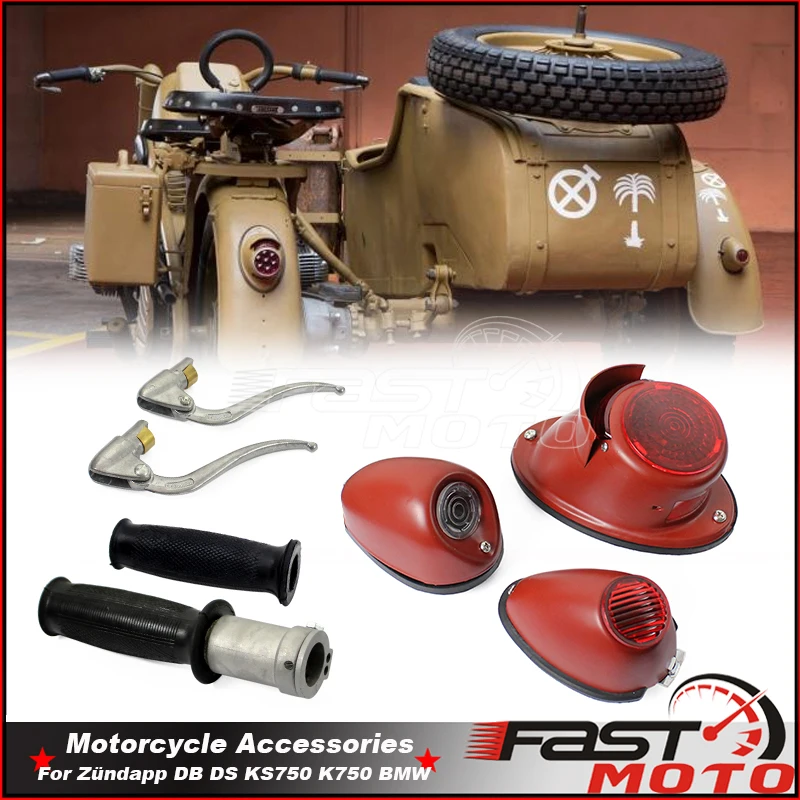 For BMW M72 R75 K750 KS750 Dnepr Ural Sidecar Retro Classic Taillight ...