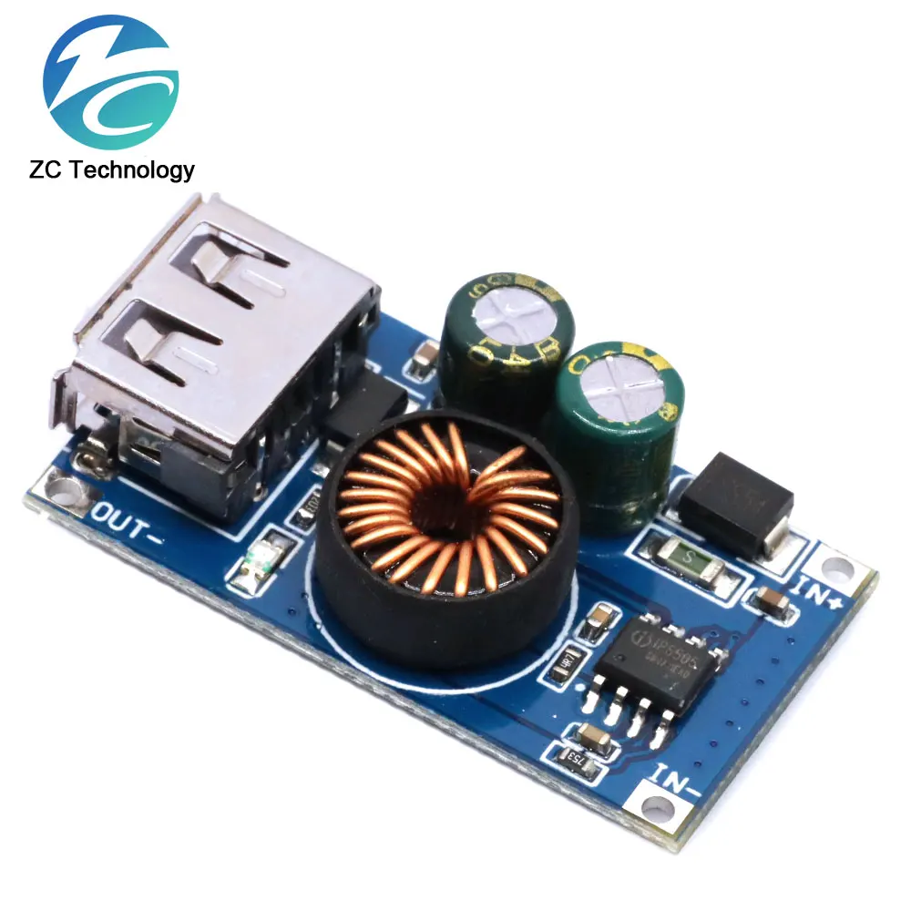 USB-DC-Step-Down-Module-IP6505-12V-24V-To-QC2-0-QC3-0-Fast-Charge ...
