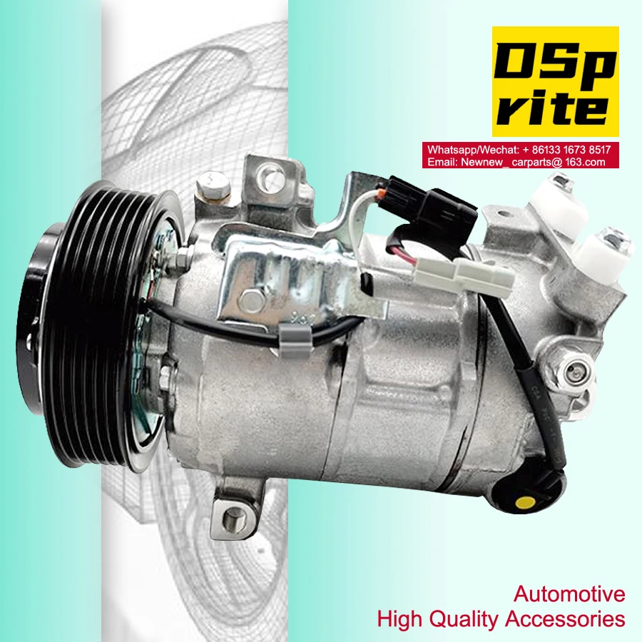 6SBH14C CAR Air AC Compressor for Nissan X-TRAIL Qashqai J11E Renault Scenic 1.6 GE4471606893 ...