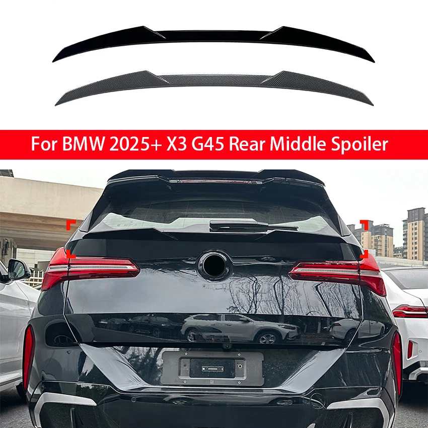 For BMW 2025+ X3 G45 G48 Rear Middle Spoiler Wings Tail Lip Spoiler ...